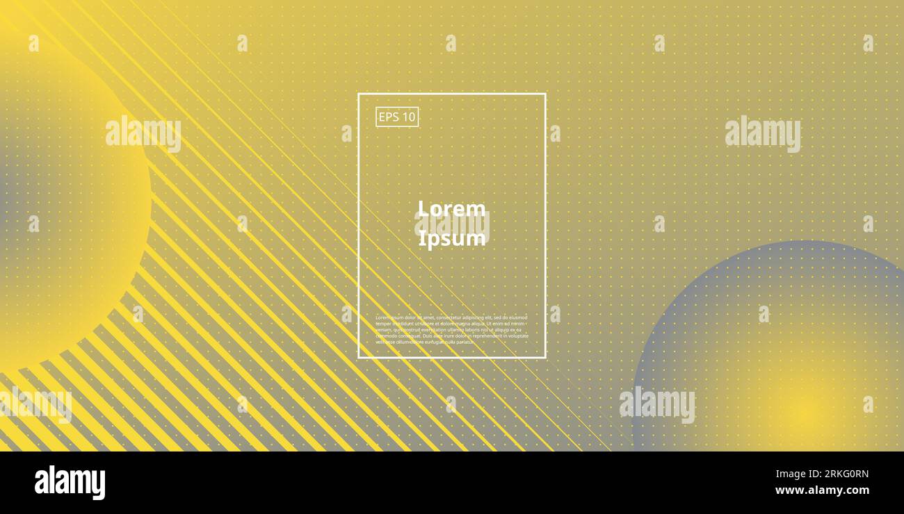 Gradient background with geometric element in yellow and grey color ...
