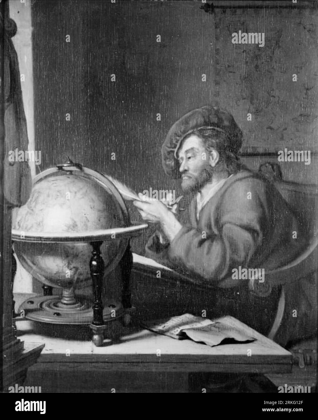 The Astronomer between 1650 and 1676 by Domenicus van Tol Stock Photo ...