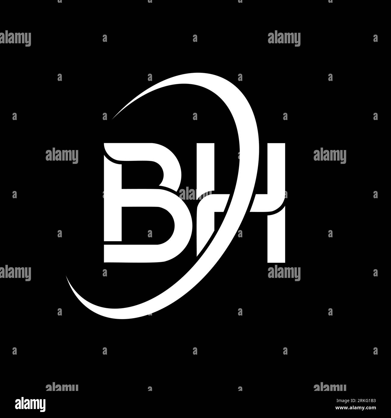 BH logo. B H design. White BH letter. BH/B H letter logo design ...