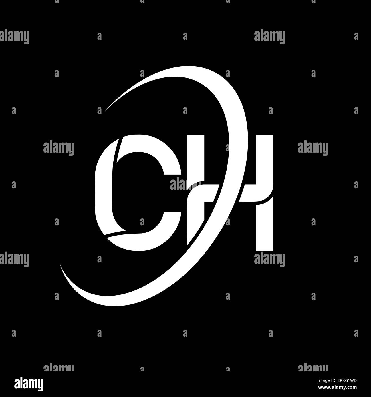CH logo. C H design. White CH letter. CH/C H letter logo design ...