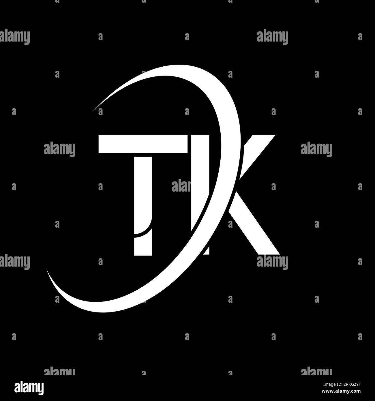 TK logo. T K design. White TK letter. TK/T K letter logo design ...