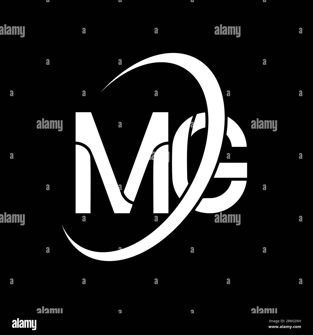 MG logo. M G design. White MG letter. MG/M G letter logo design ...