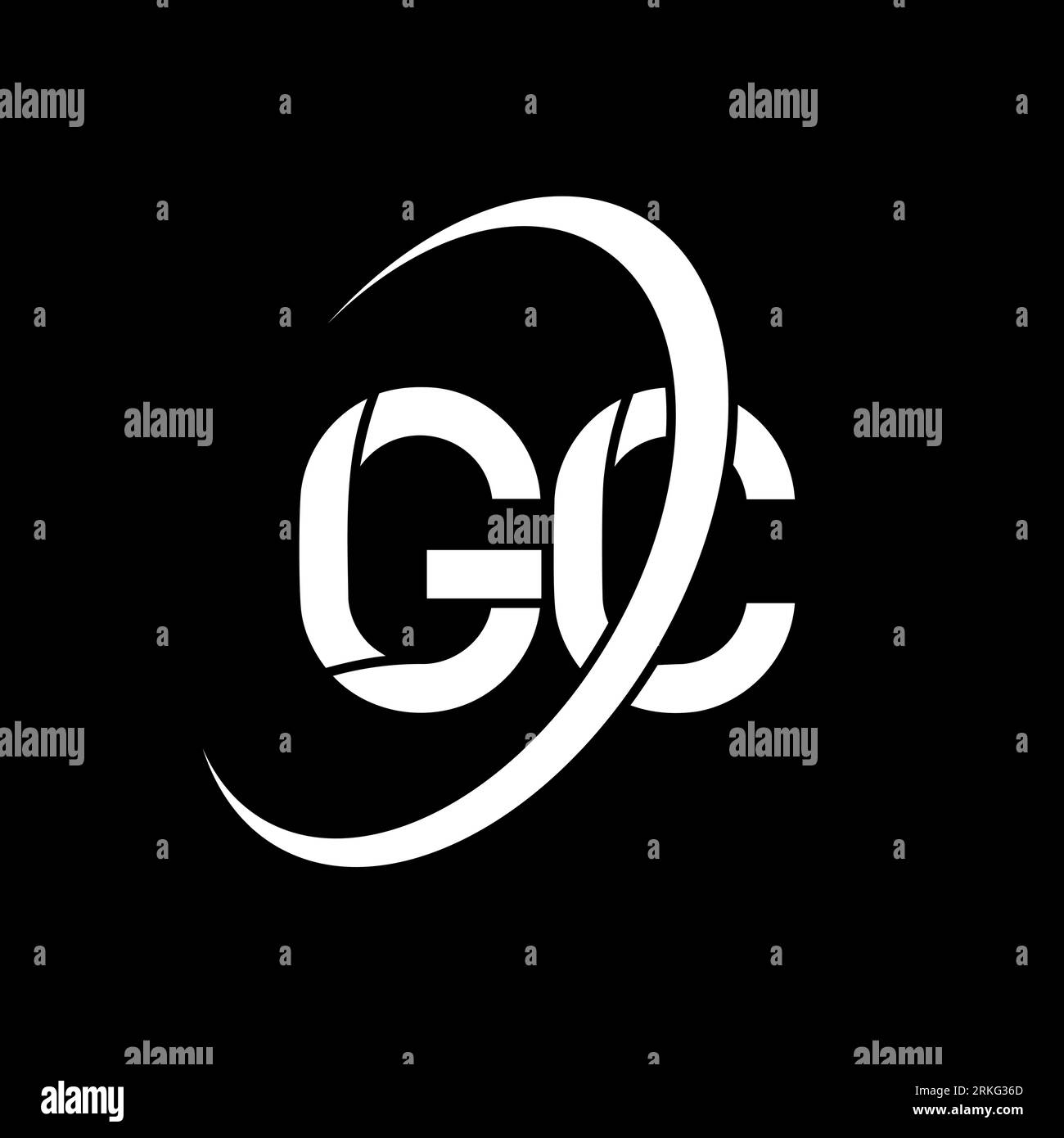 GC logo. G C design. White GC letter. GC/G C letter logo design ...