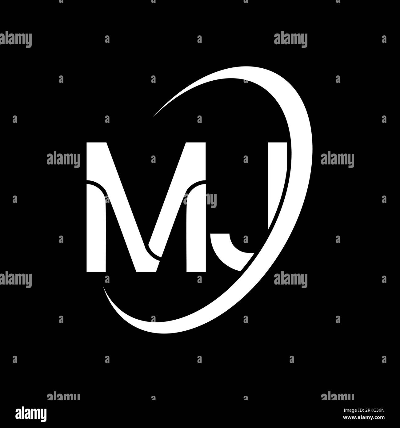 Mj logo Black and White Stock Photos & Images - Alamy