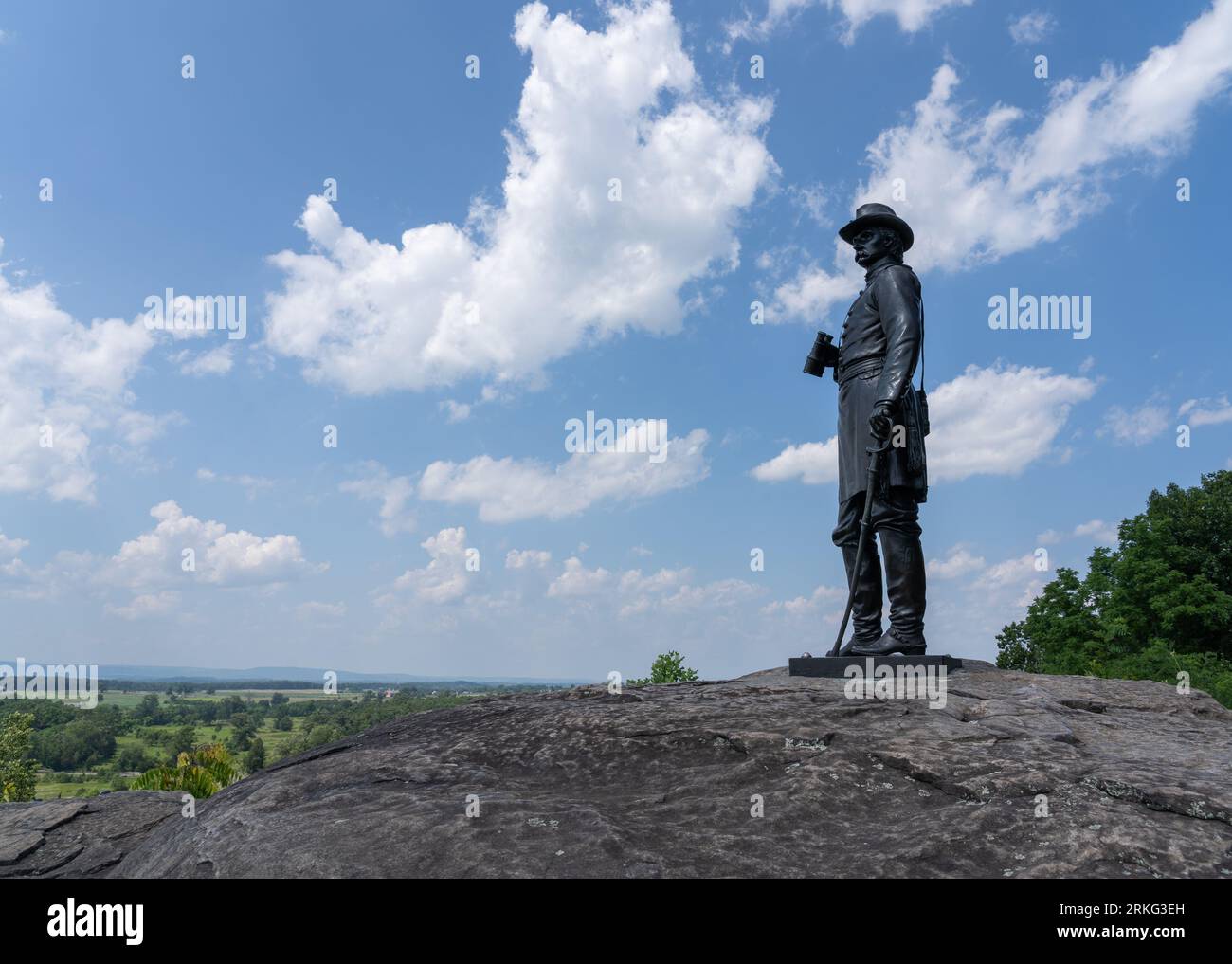 US Civil War Battlefield Gettysburg Stock Photo - Alamy