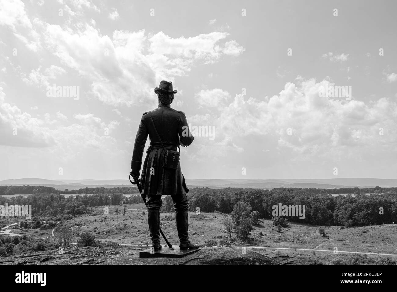 US Civil War Battlefield Gettysburg Stock Photo - Alamy