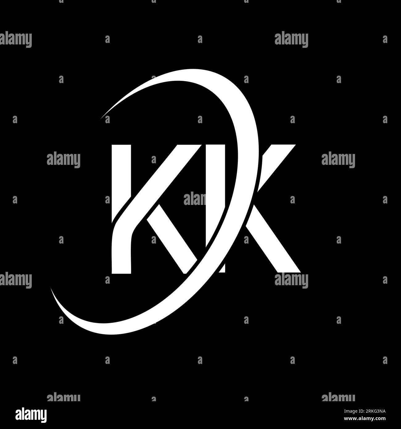 Kk brand logo Black and White Stock Photos & Images - Alamy