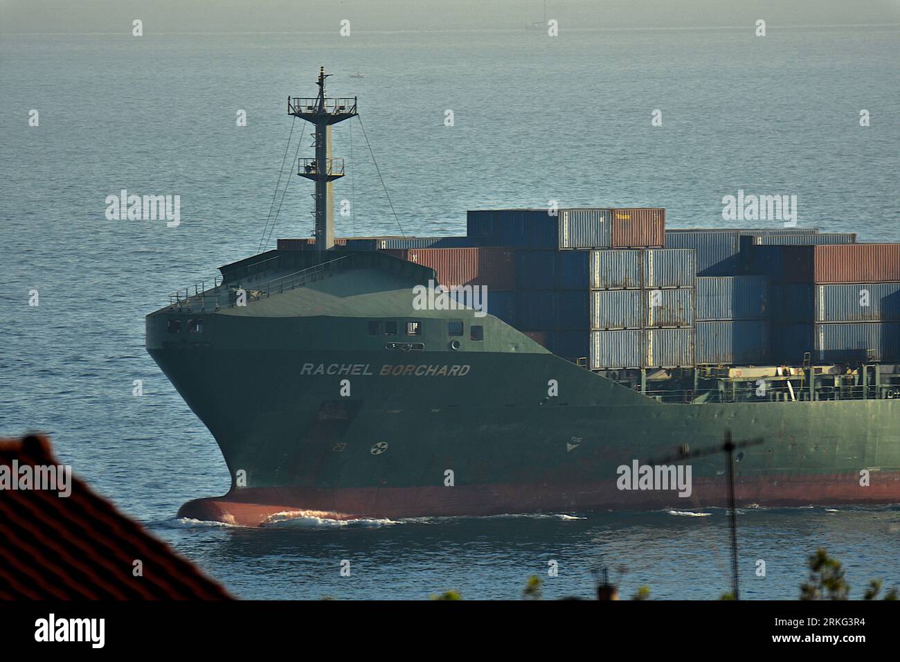 Marseille, France. 23rd Aug, 2023. The container ship Rachel Borchard ...