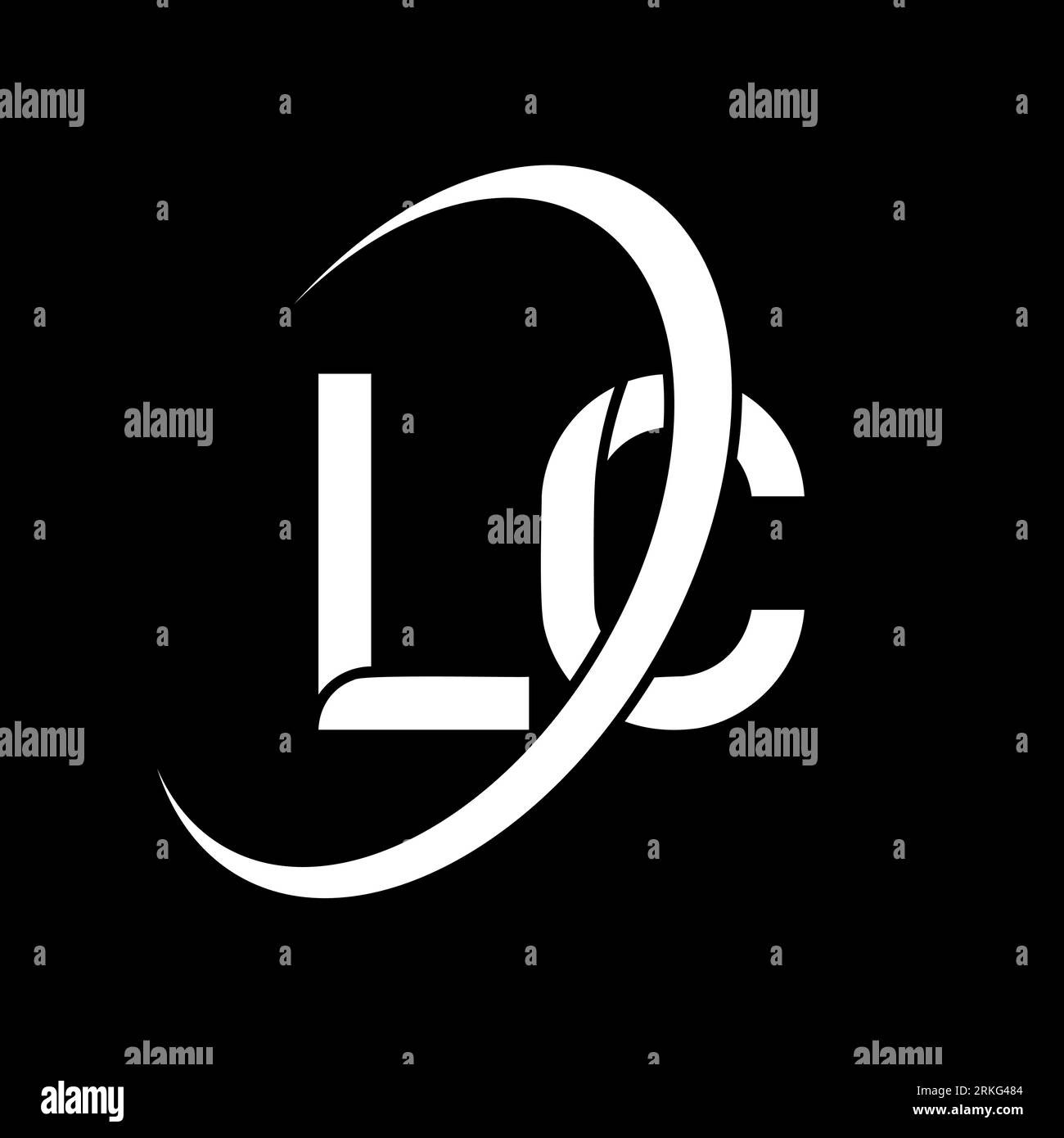 LC logo. L C design. White LC letter. LC/L C letter logo design ...