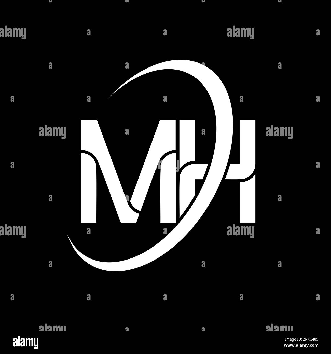 Mh logo Black and White Stock Photos & Images - Alamy