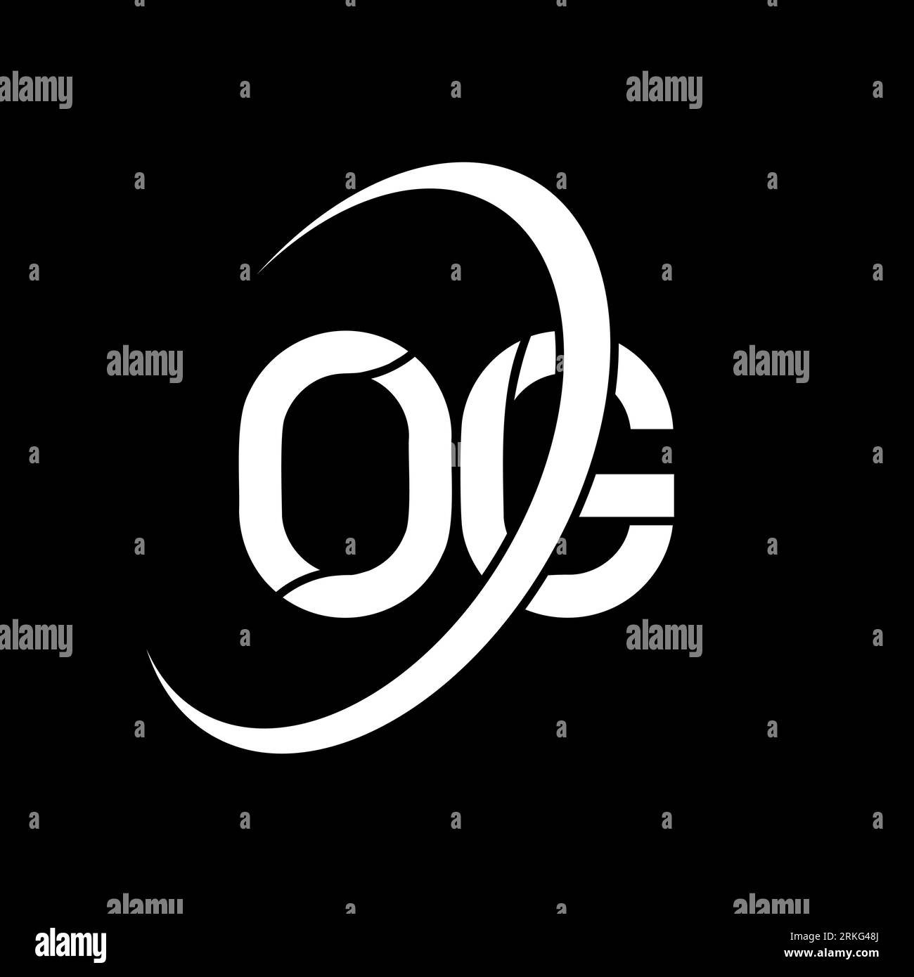 Letter o and g Black and White Stock Photos & Images - Alamy