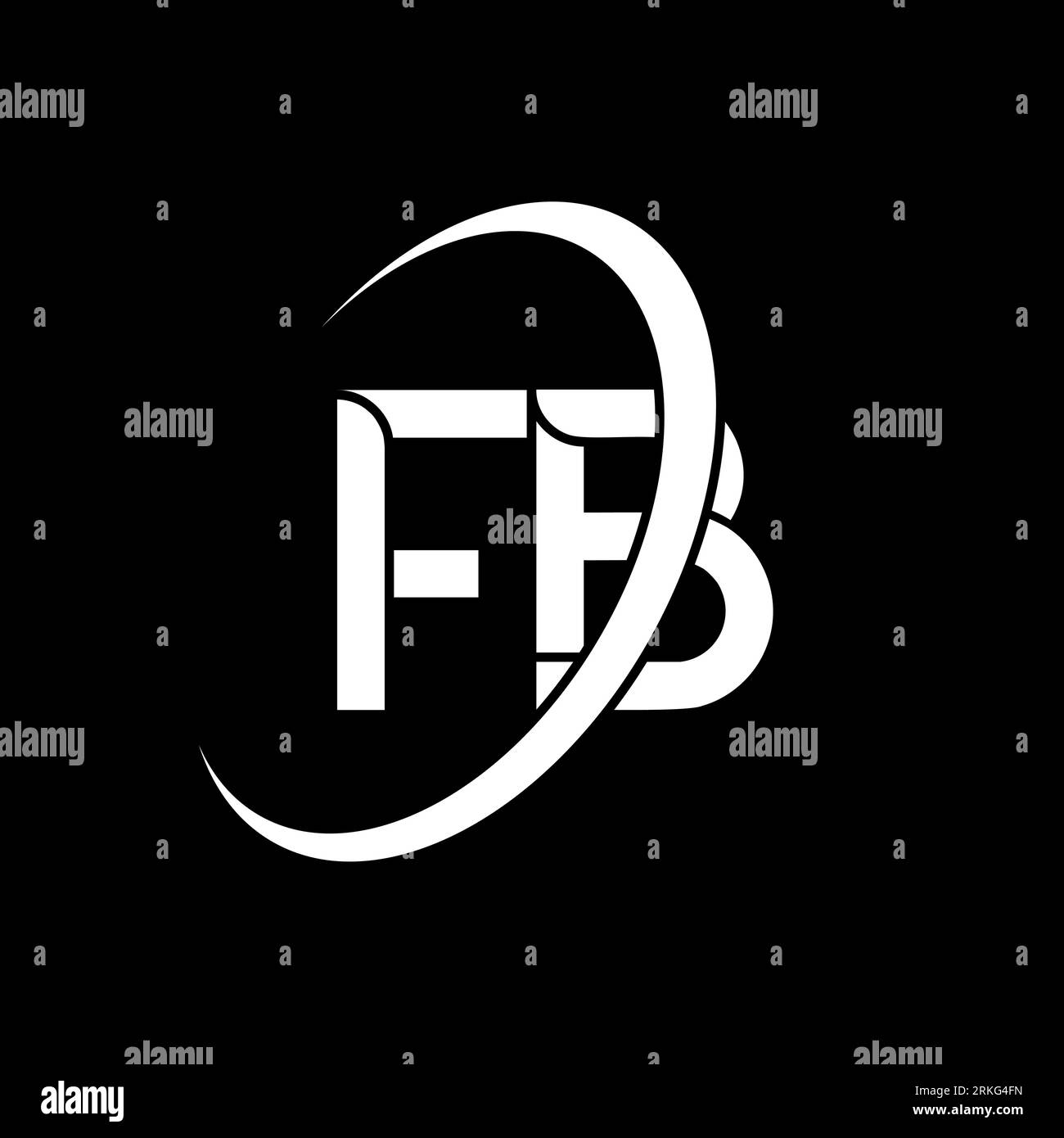 FB logo. F B design. White FB letter. FB/F B letter logo design ...