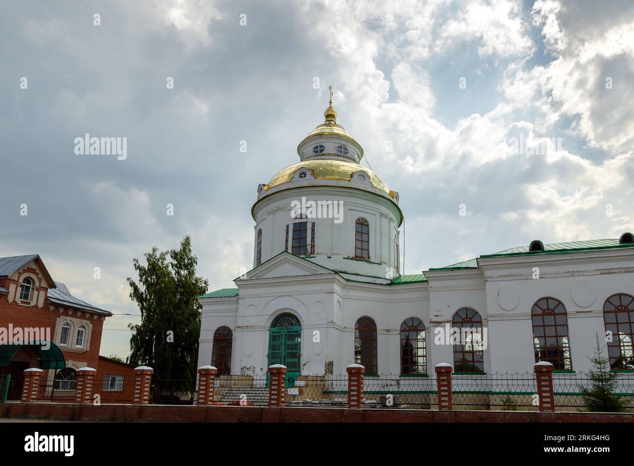 Yelabuga, Republic of Tatarstan, Russia. October 1, 2021. Stone ...