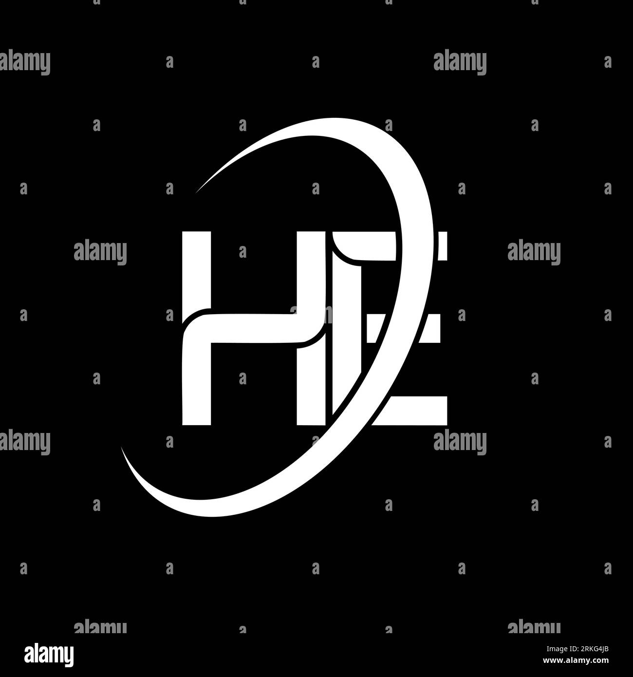 HE logo. H E design. White HE letter. HE/H E letter logo design ...