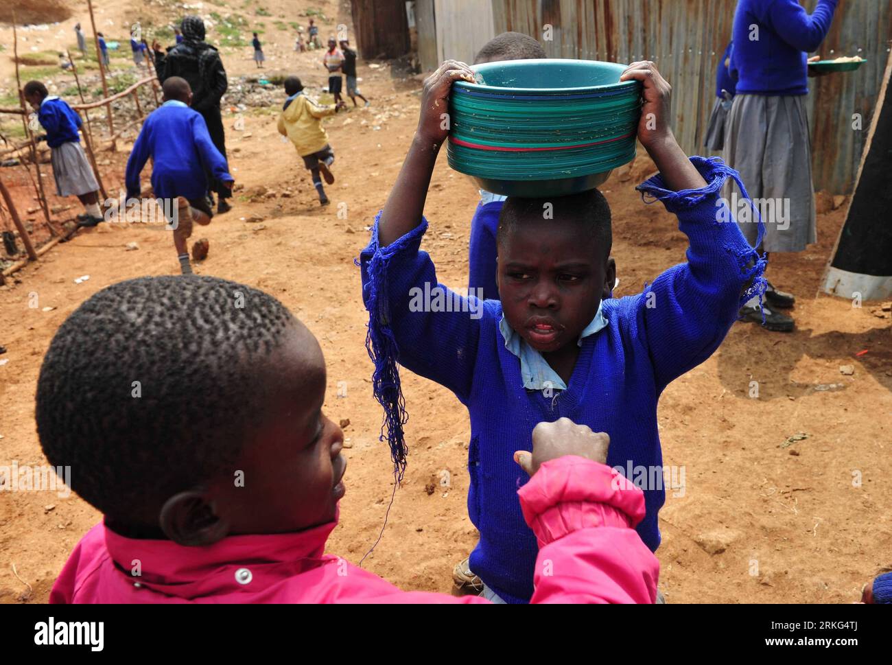 Poor school children meal hi-res stock photography and images - Alamy