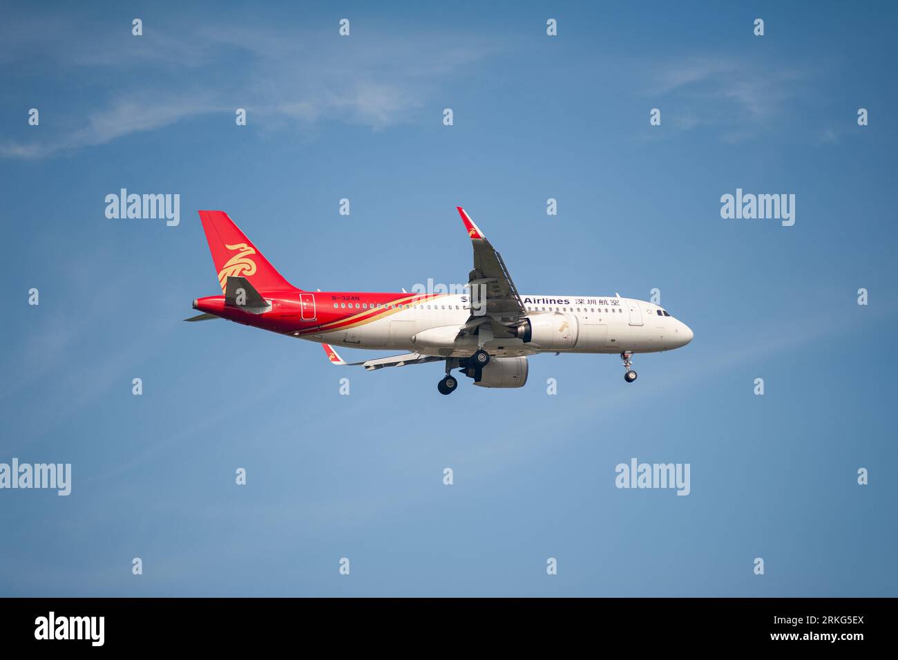 26.07.2023, Singapore, Republic of Singapore, Asia - Airbus A320 Neo ...