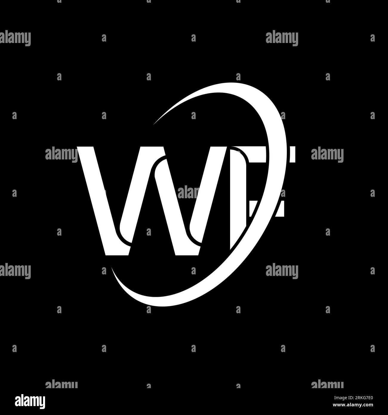 WF logo. W F design. White WF letter. WF/W F letter logo design ...