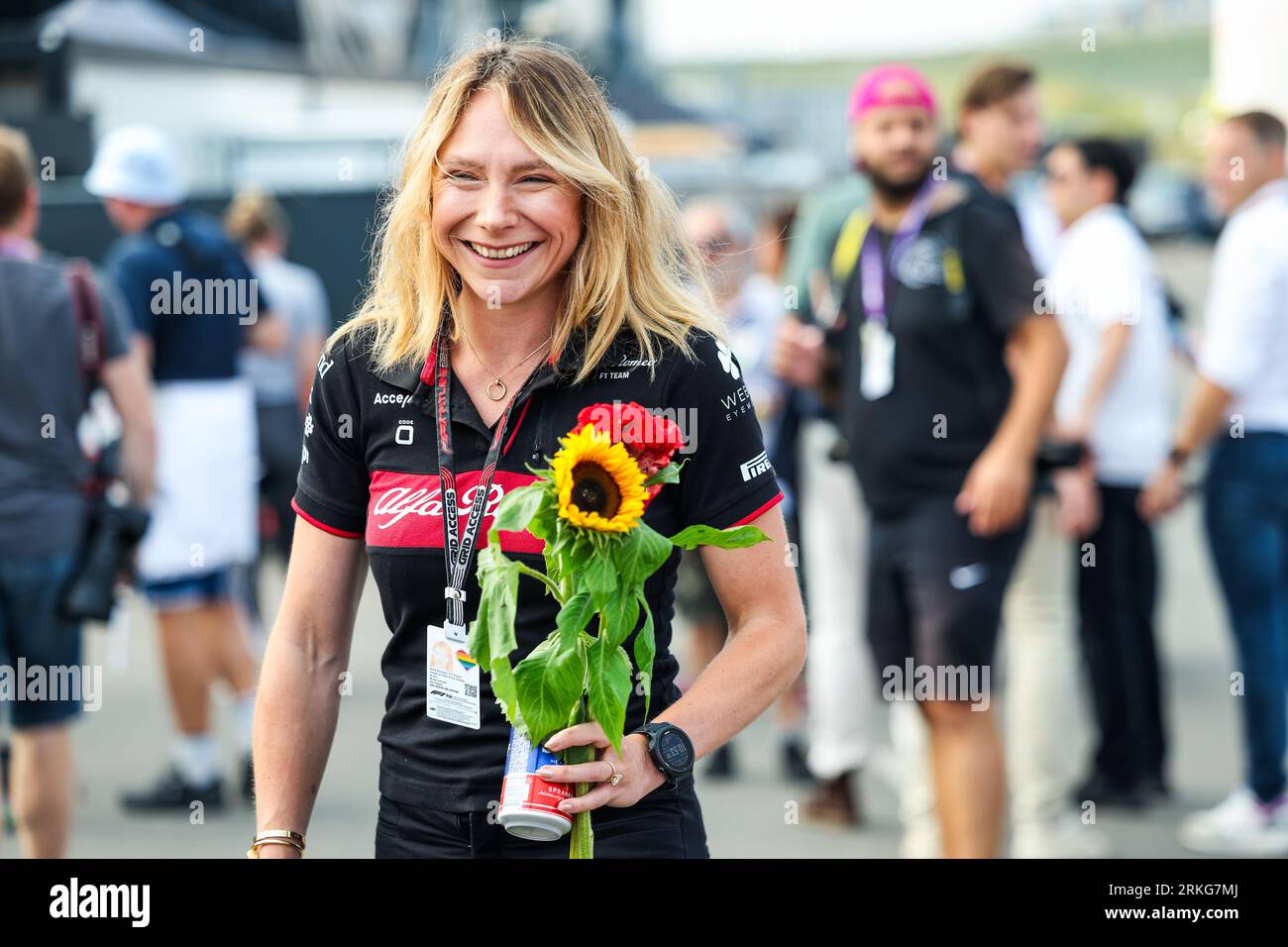 BUSCOMBE Ruth, Strategy Engineer of Alfa Romeo F1 Team Stake, portrait ...