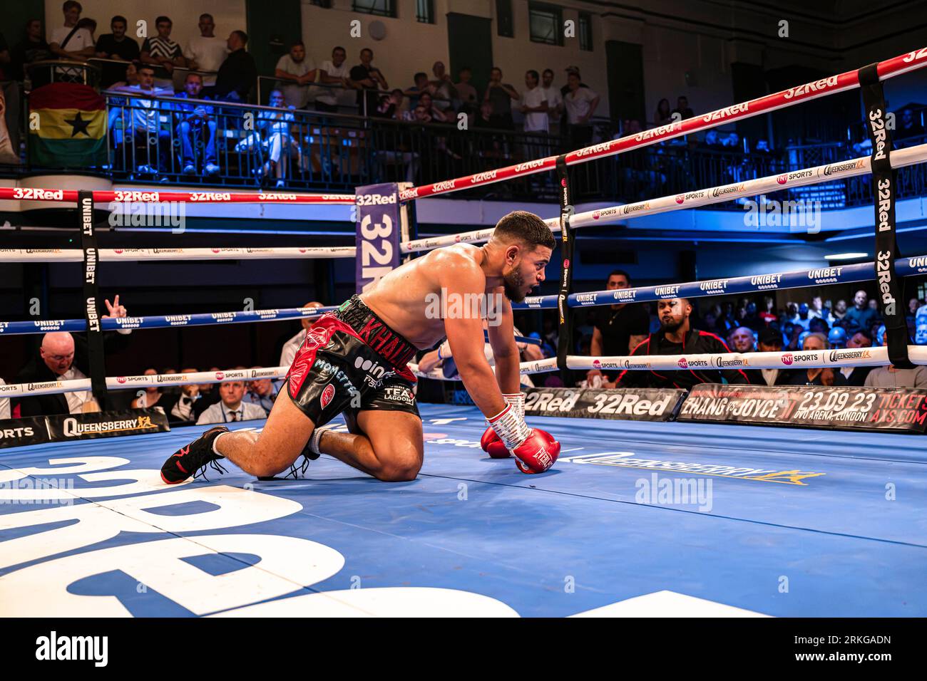 LONDON, UNITED KINGDOM. 18 Aug, 2023. Khalid Ali vs Nikola Stoyanov ...