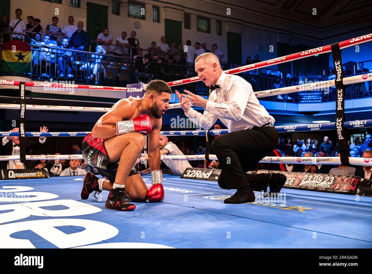 LONDON, UNITED KINGDOM. 18 Aug, 2023. Khalid Ali vs Nikola Stoyanov ...