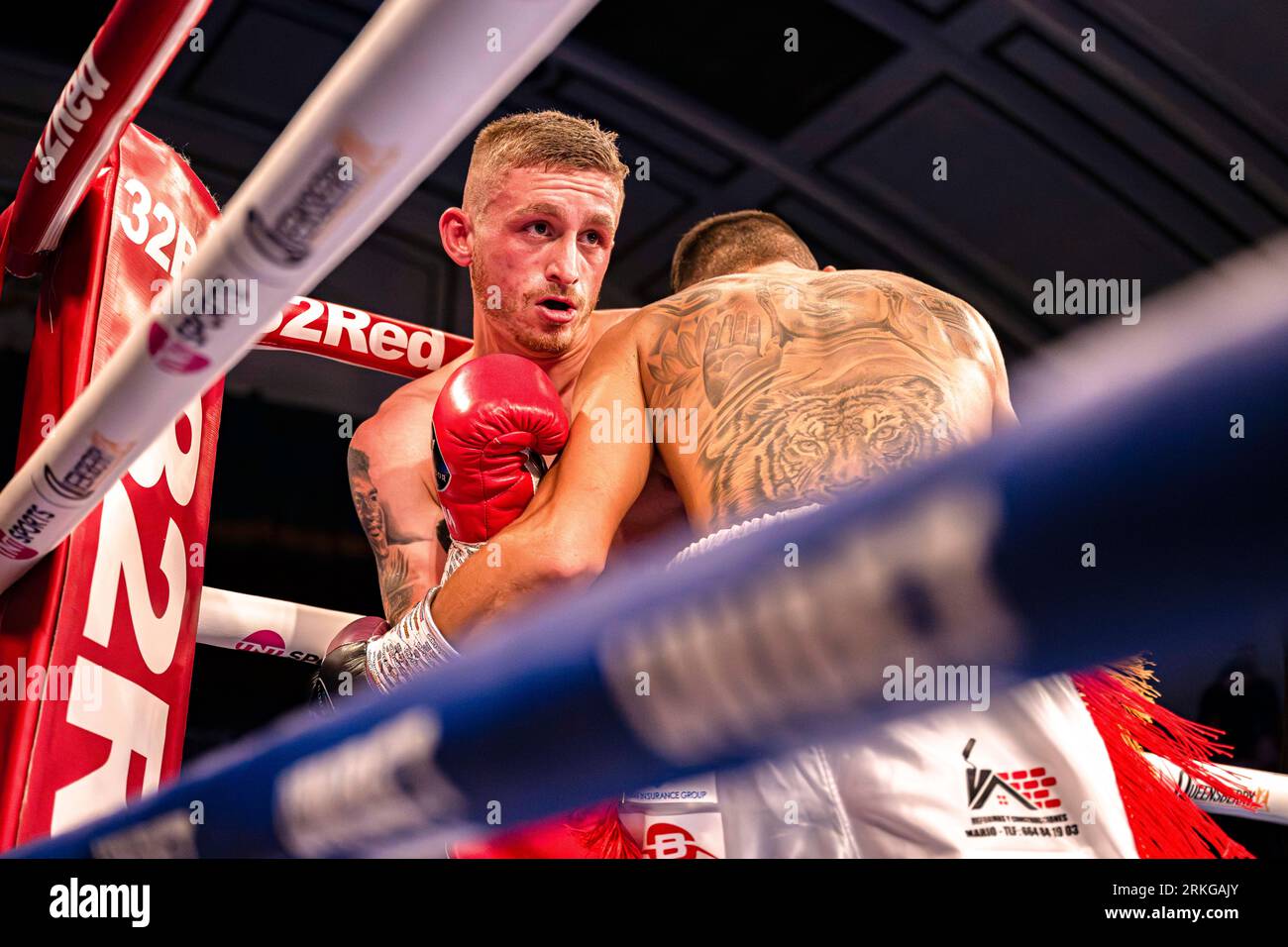 LONDON, UNITED KINGDOM. 18 Aug, 2023. Ryan Garner vs Juan Jesus Antunez - Vacant WBC ...