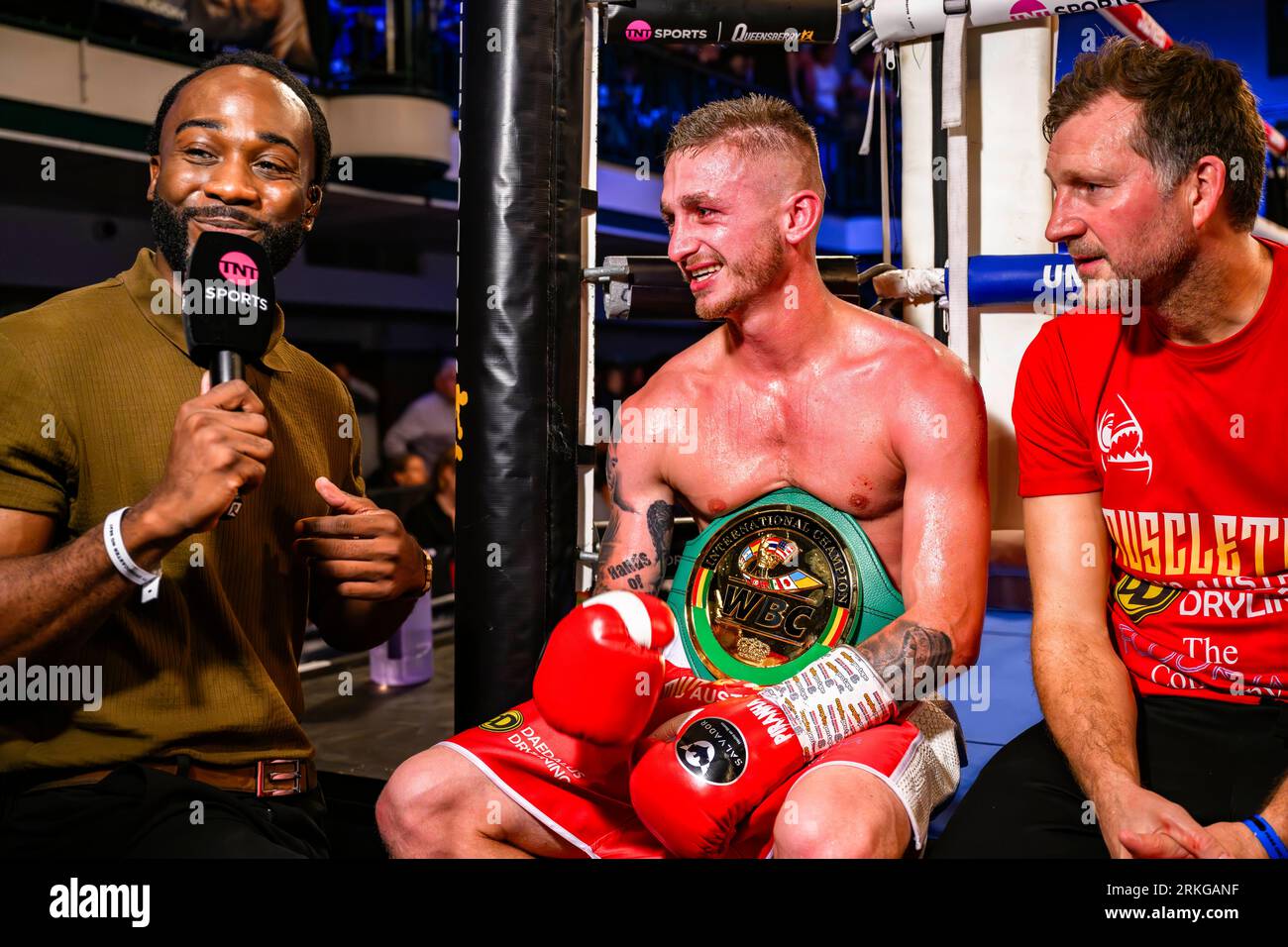 LONDON, UNITED KINGDOM. 18 Aug, 2023. Ryan Garner vs Juan Jesus Antunez ...