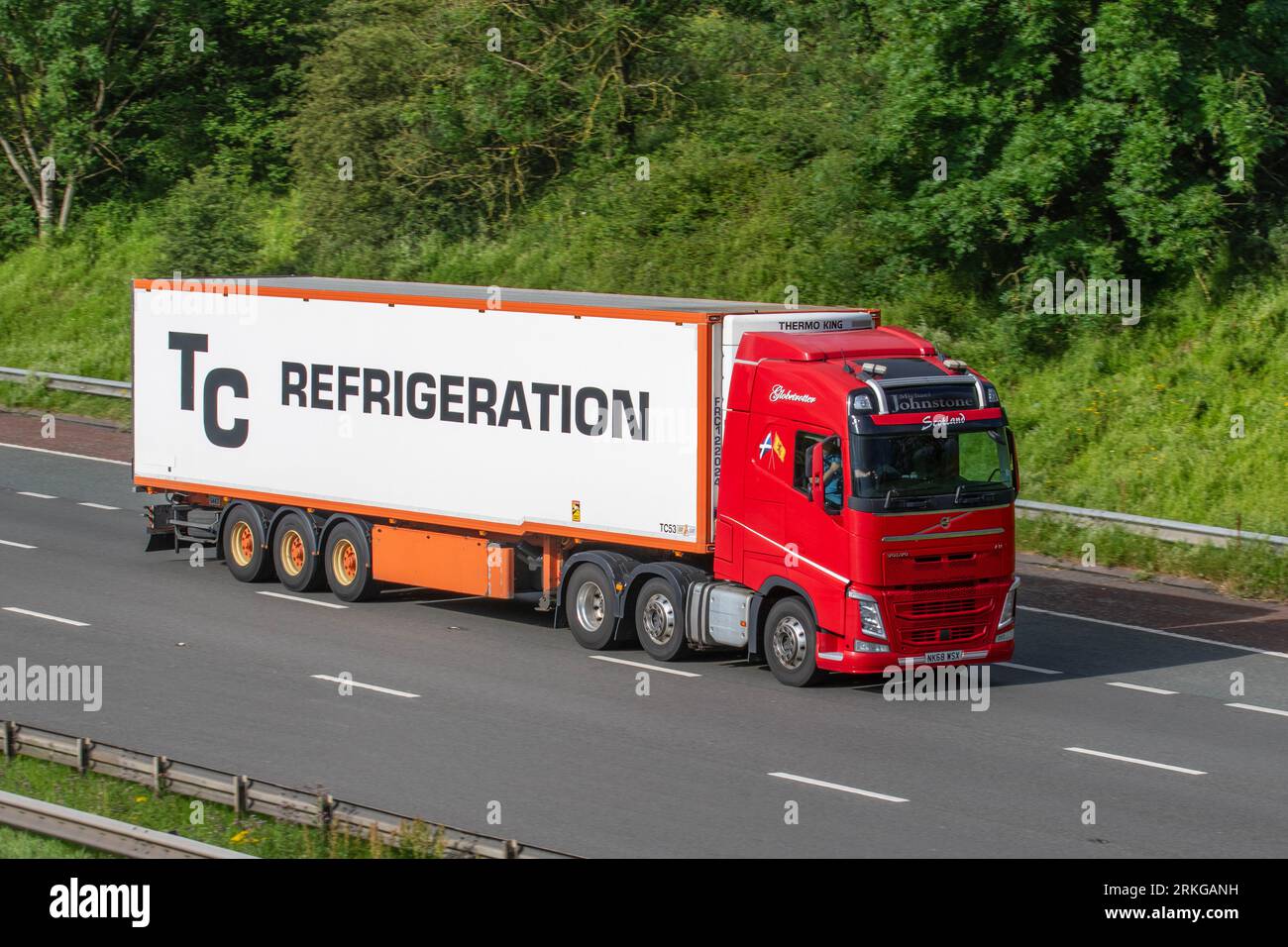 T.C. REFRIGERATION SERVICES LIMITED VOLVO FH Globe Trotter travelling ...