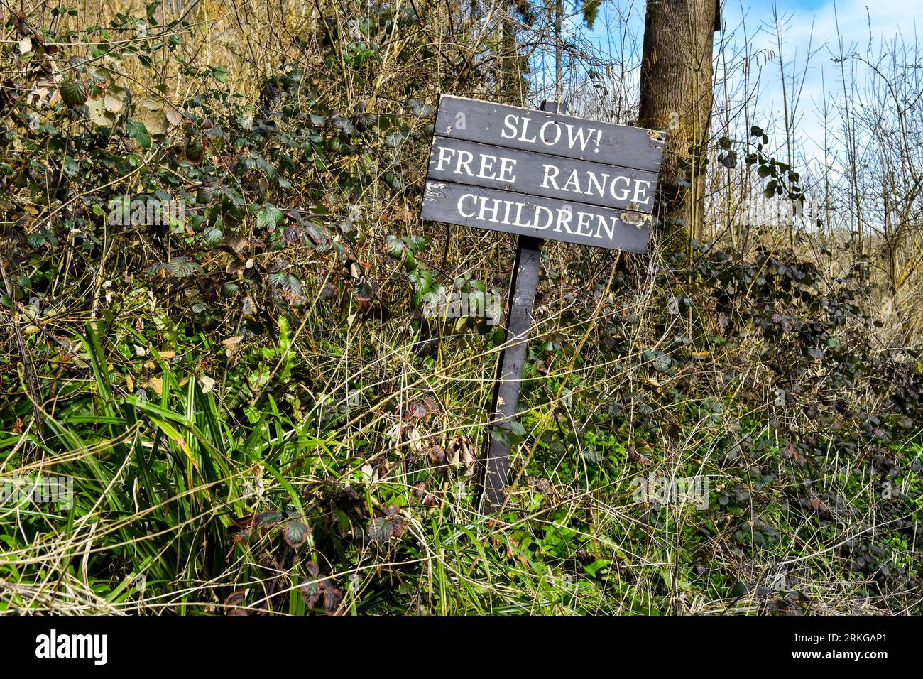 Amusing 'Beware of Free Range Children' road signs as you drive into ...