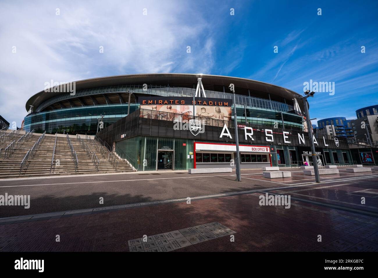 the Arsenal Stadium in London, United Kingdom Stock Photo - Alamy