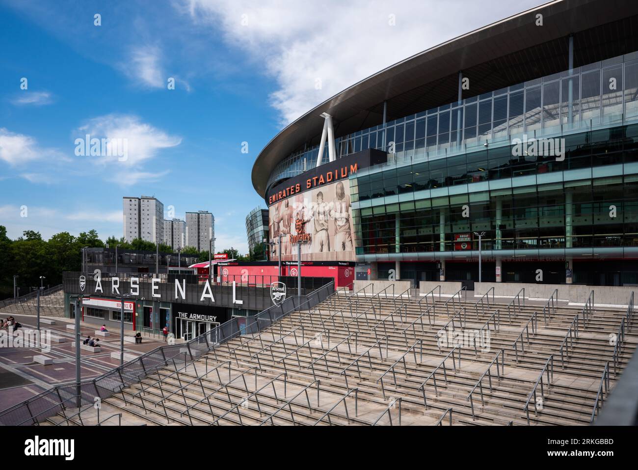 the Arsenal Stadium in London, United Kingdom Stock Photo - Alamy