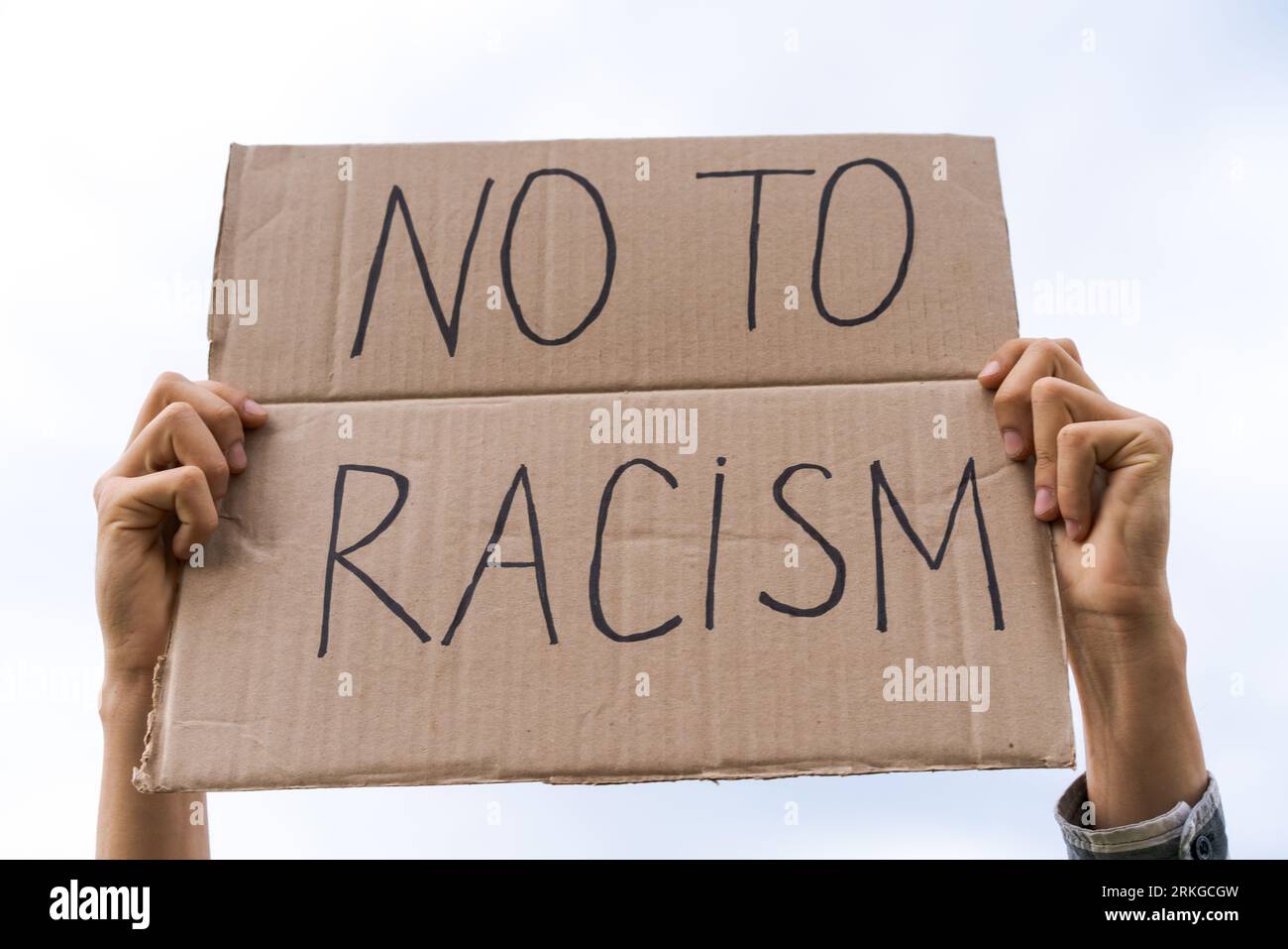Racist hand signs hi-res stock photography and images - Alamy