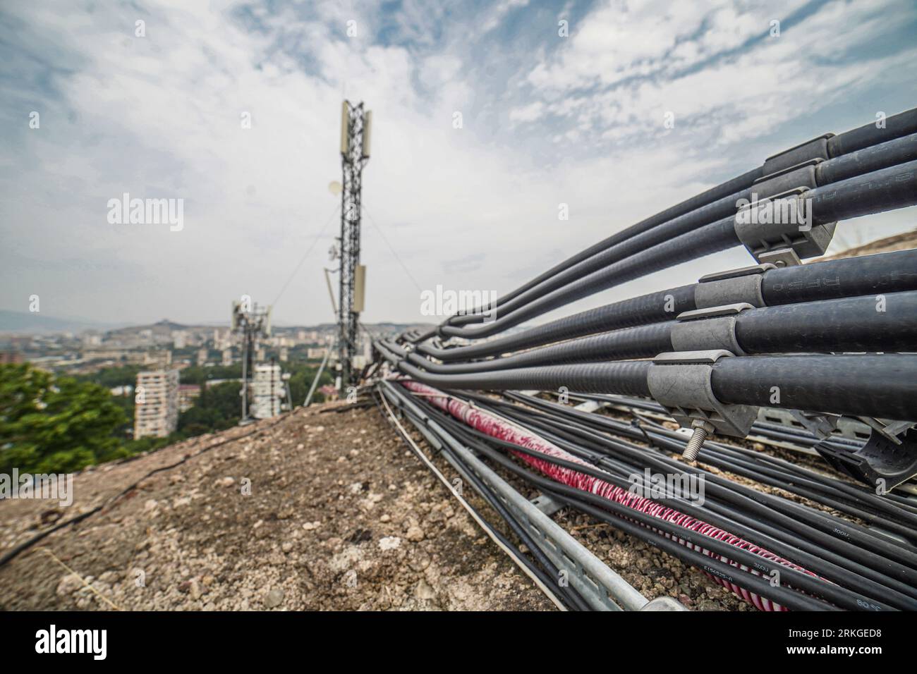 Stack big metal pipes hi-res stock photography and images - Alamy