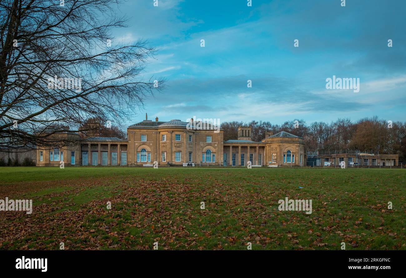 A scenic view of Heaton Park in Manchester, United Kingdom Stock Photo ...