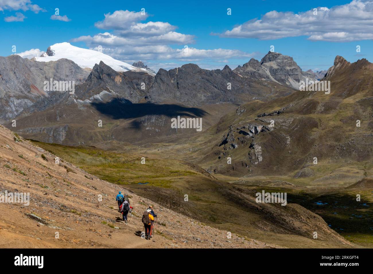 Hiking route peru hi-res stock photography and images - Alamy