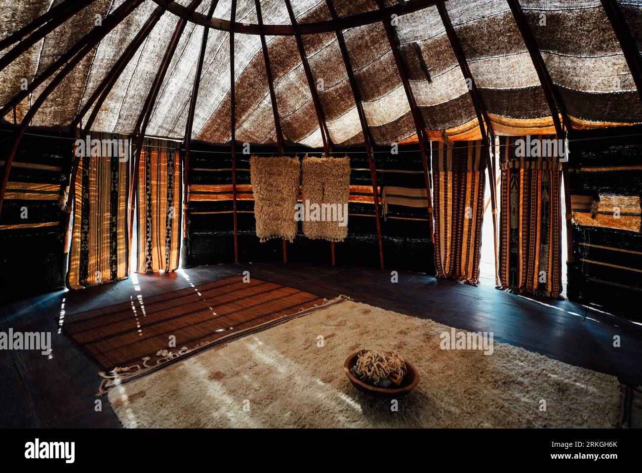 The interior of a typical Qatari house in Doha, Qatar Stock Photo - Alamy
