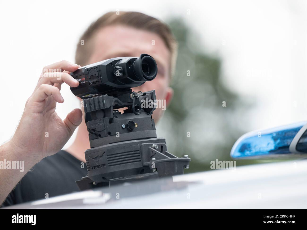 Offenbach, Germany. 25th Aug, 2023. A camera that can be operated ...