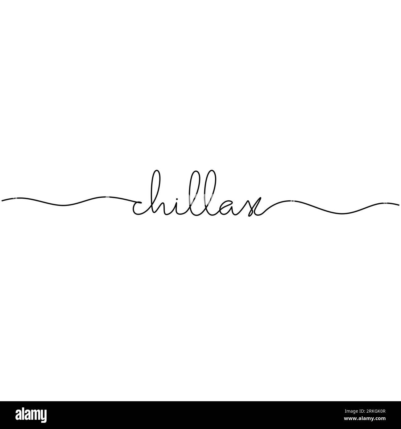 Continuous one line drawing of a "drillar" text. Handwritten lettering ...