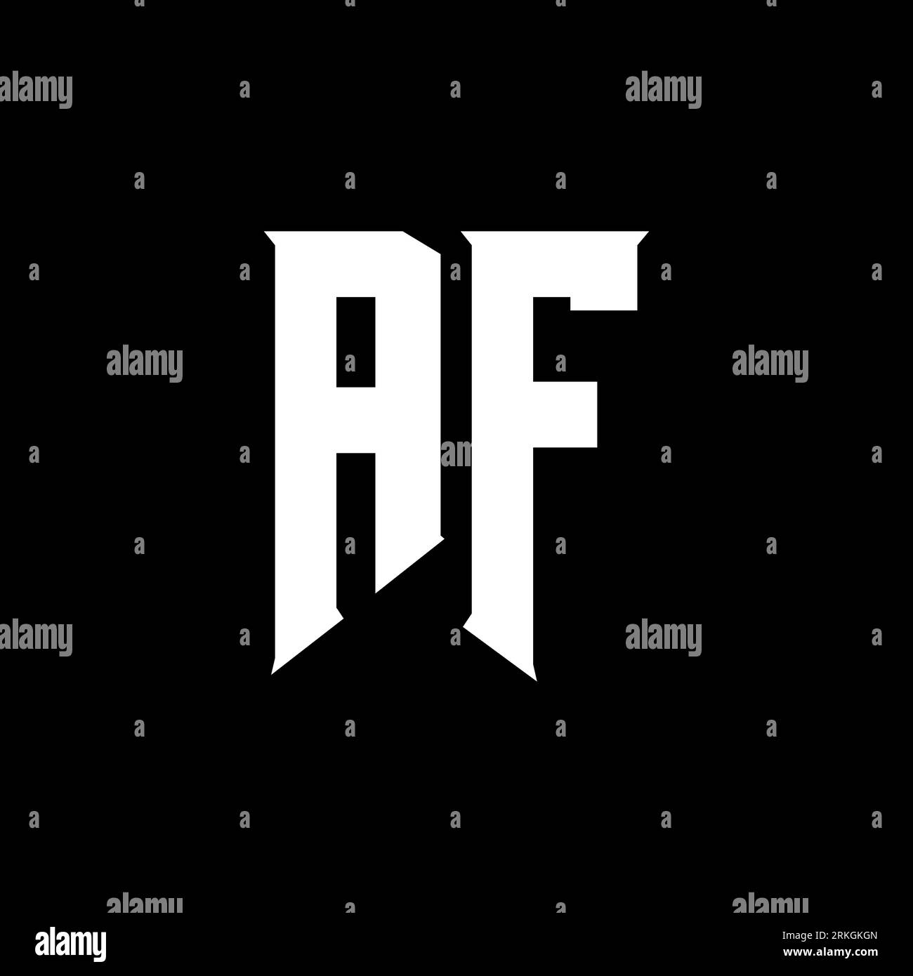 AF Letter Logo Design. Initial letters AF gaming's logo icon for ...