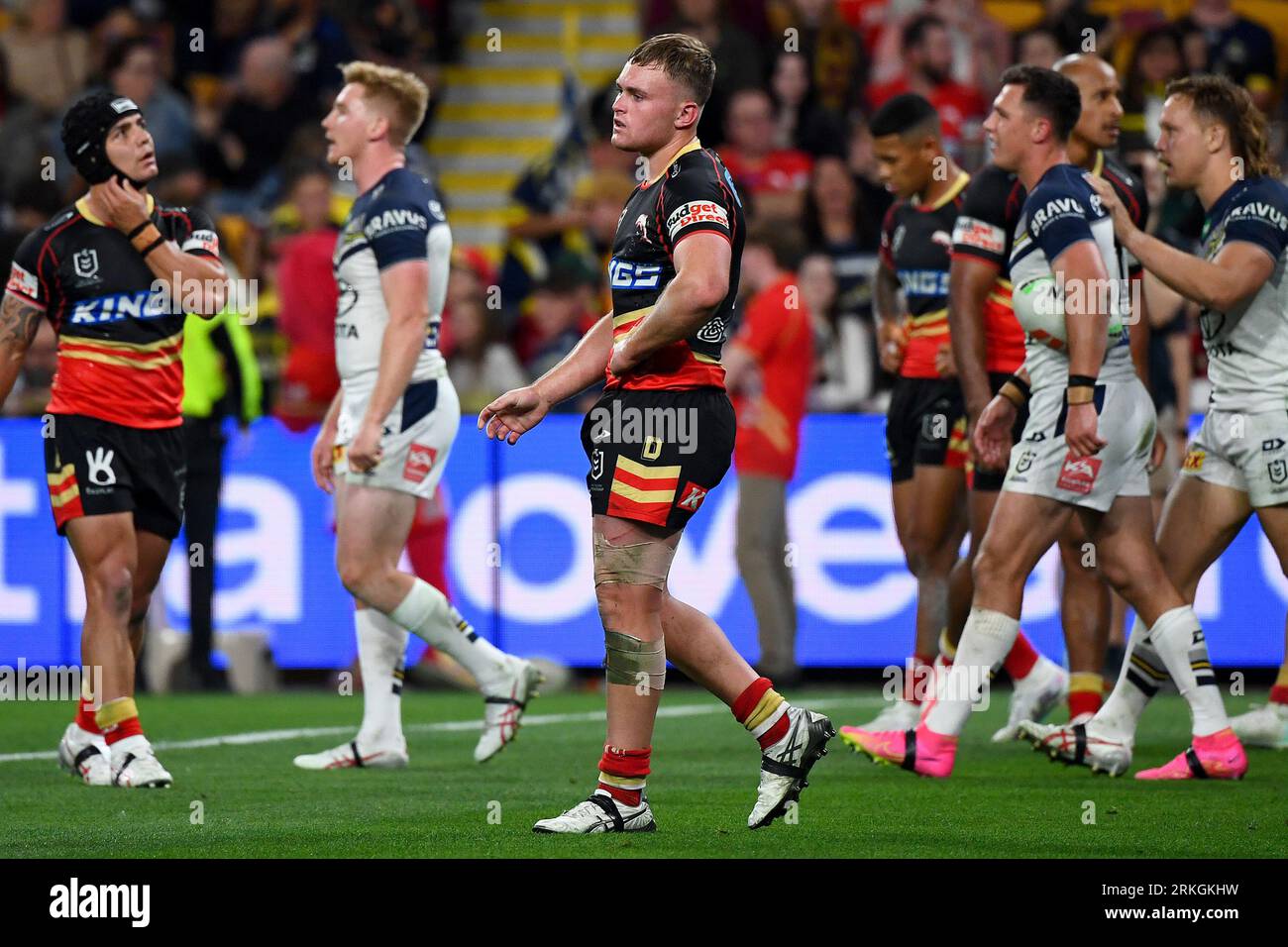 Brisbane, Australia. 25th Aug, 2023. Harrison Graham of the Dolphins ...