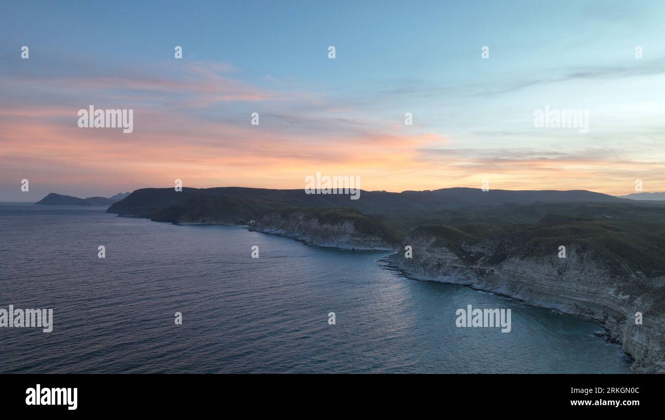 Aerial view majestic cliffs on hi-res stock photography and images - Alamy