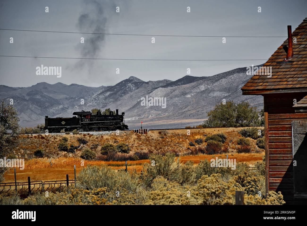 The Nevada Northern Railway Museum in Ely, NV Stock Photo - Alamy