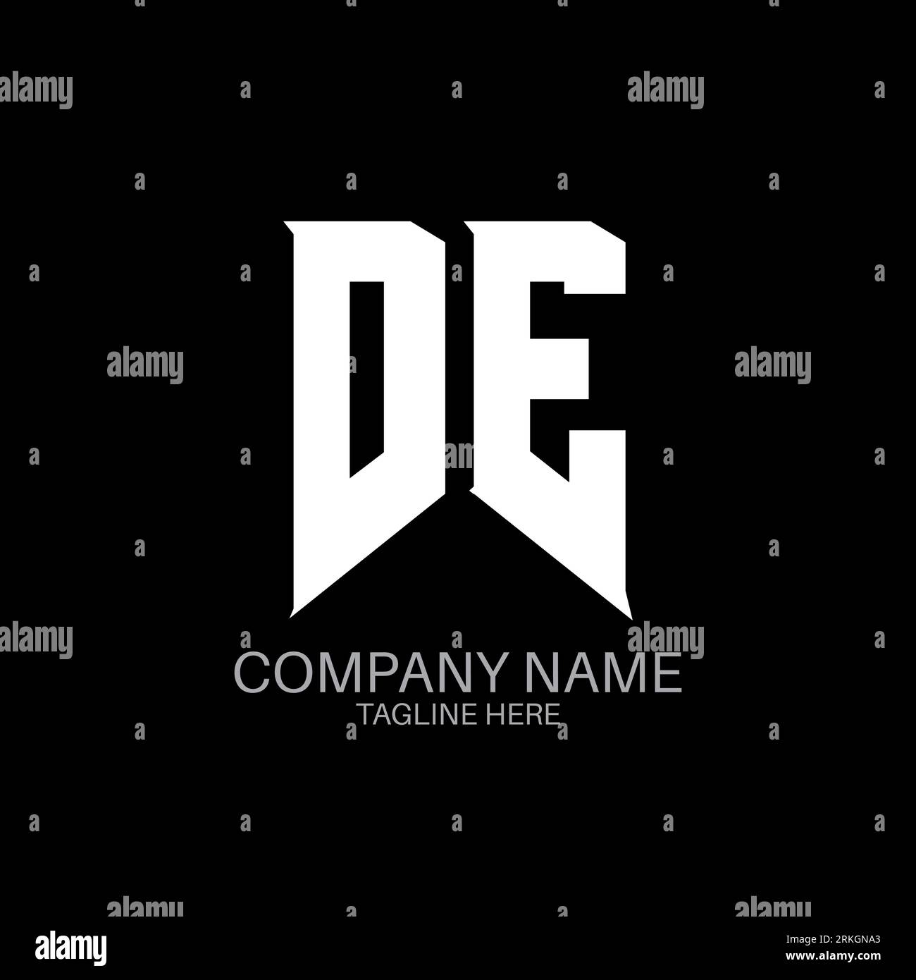 De minimal logo design Stock Vector Images - Alamy