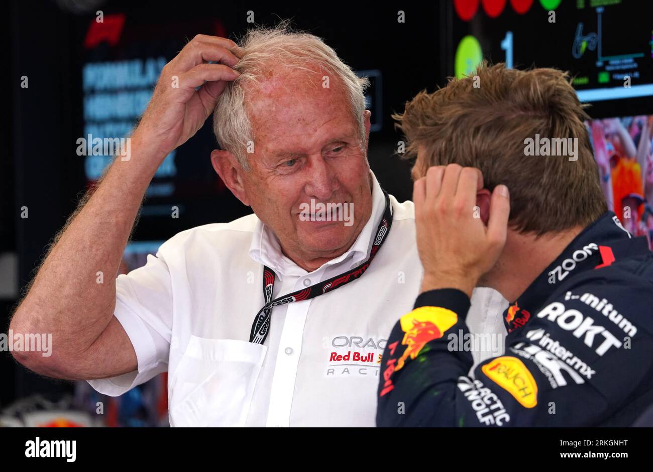 Helmut marko max verstappen hi-res stock photography and images - Alamy