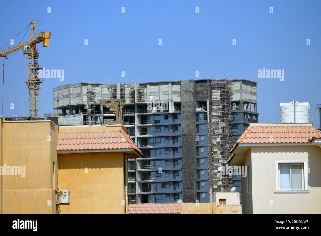 Giza, Egypt, August 19 2023: New residential high rise in Egypt, real ...