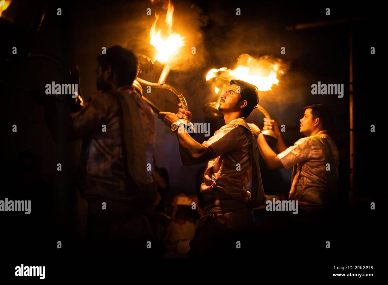 Group of people with torches hi-res stock photography and images - Alamy