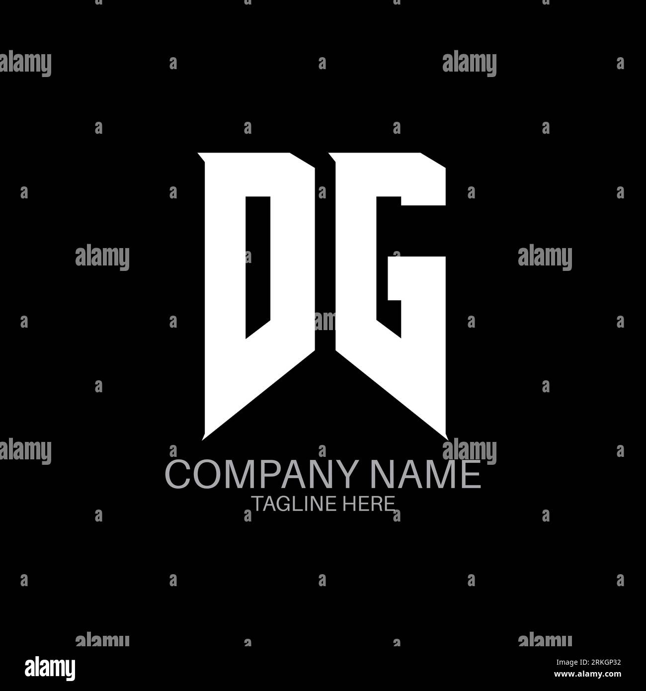 Dg gaming letters Stock Vector Images - Alamy