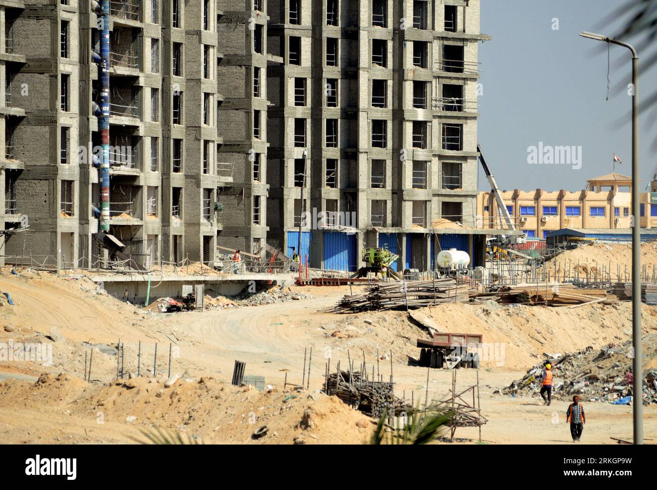 Giza, Egypt, August 19 2023: New residential high rise in Egypt, real ...