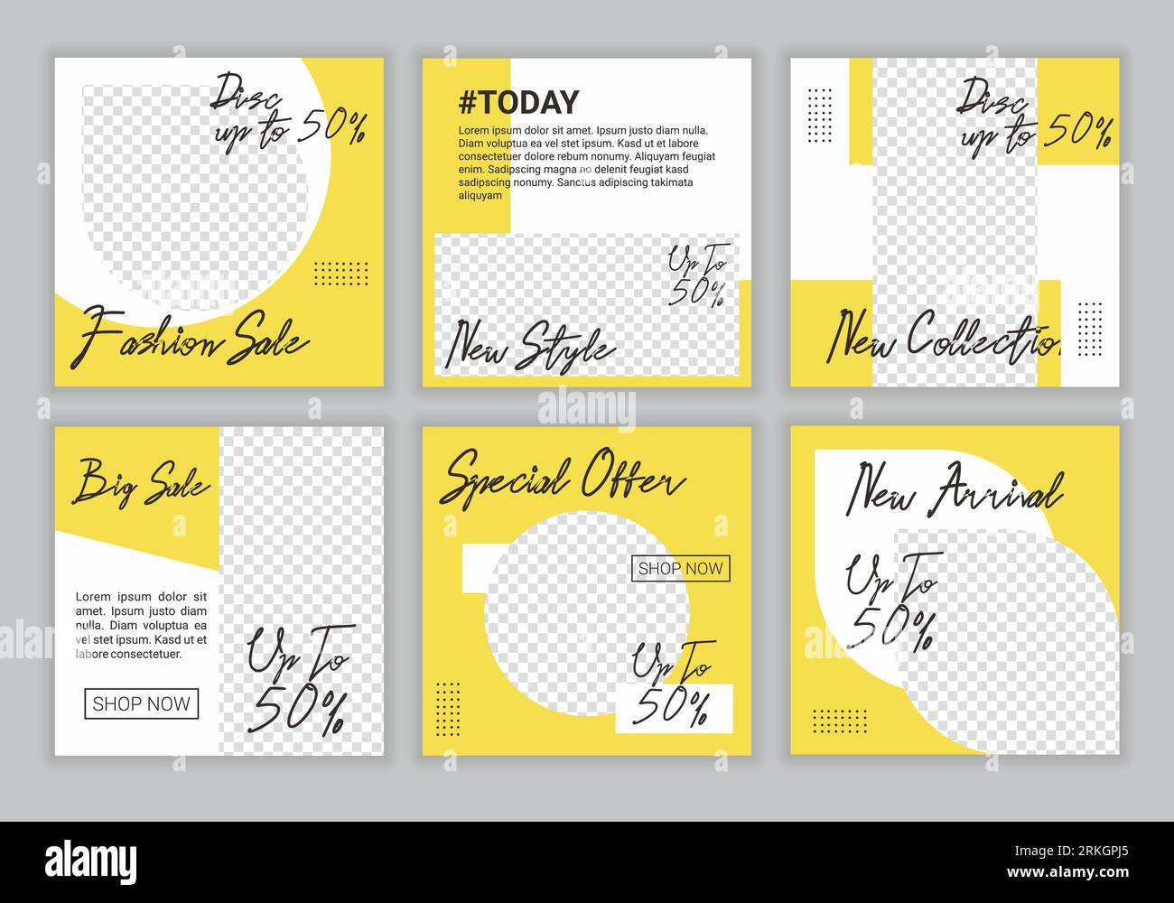 Slides square unique editable modern social media post banner template ...