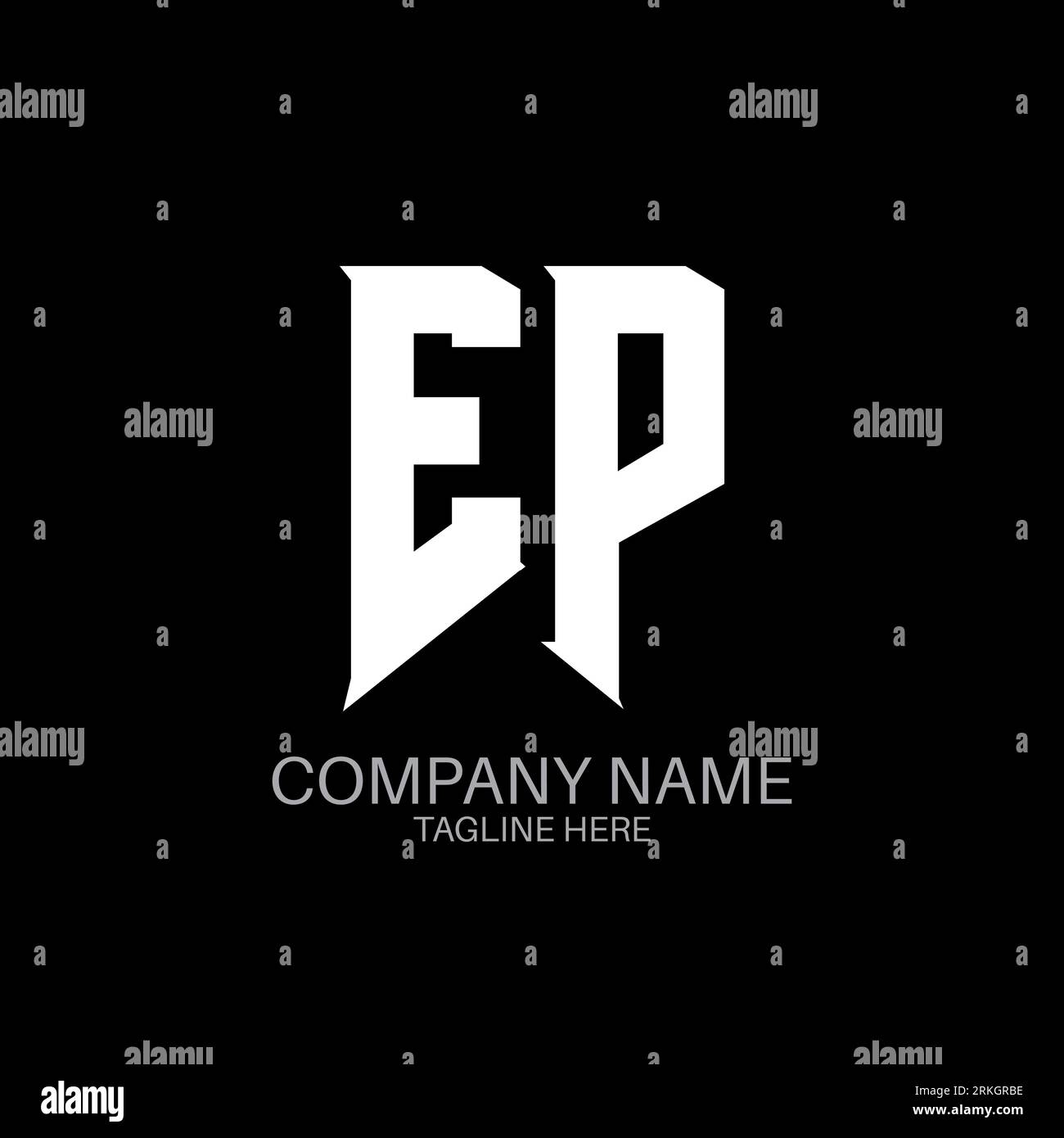 Ep gaming letters Stock Vector Images - Alamy