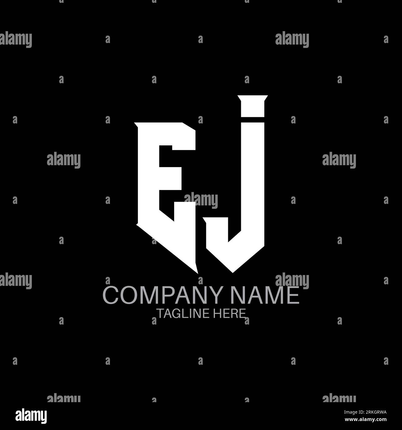 Ej template Stock Vector Images - Alamy